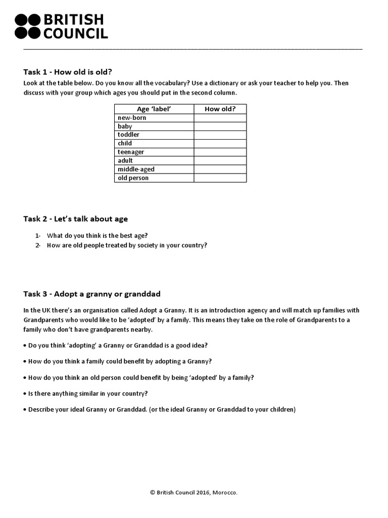 Ageism Worksheet | PDF