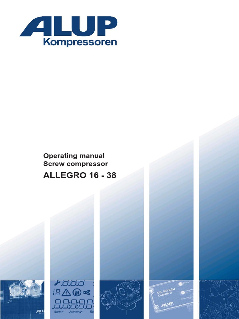 Manual Instrucoes ALUP | PDF | Gas Compressor | Valve