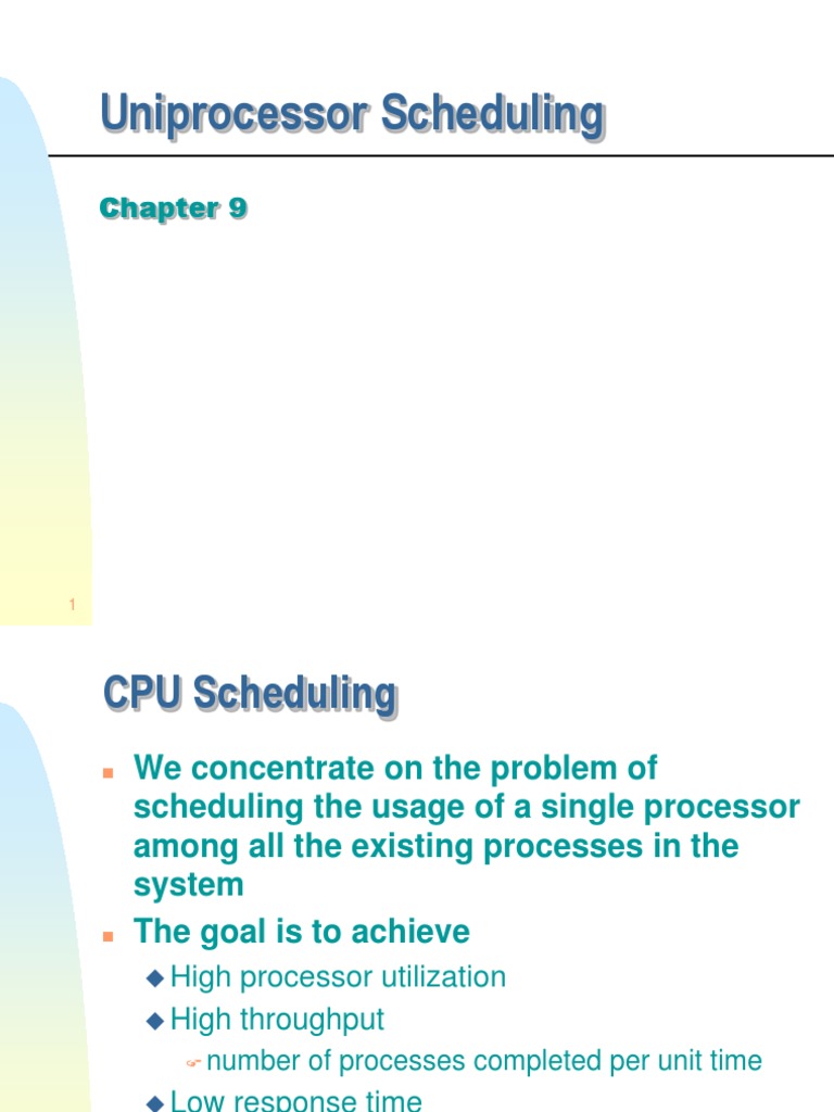 Chap 19 | Download Free PDF | Scheduling (Computing) | Computer Architecture