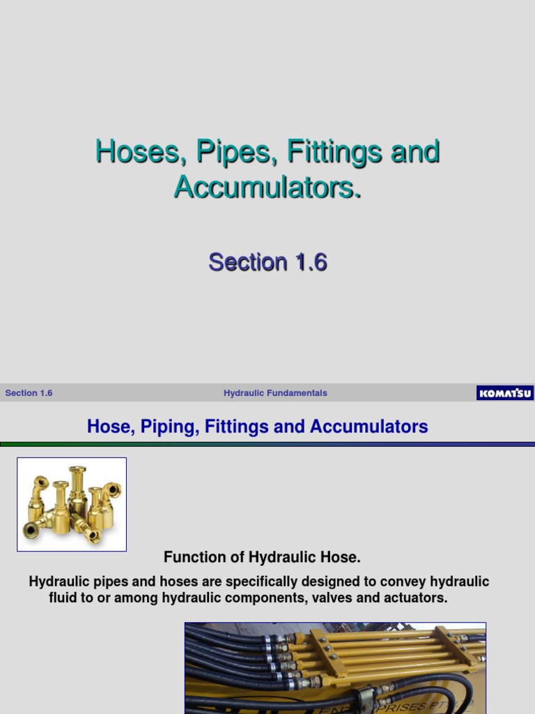 Hydraulic Hose Functions and Features | PDF | Pipe (Fluid Conveyance ...