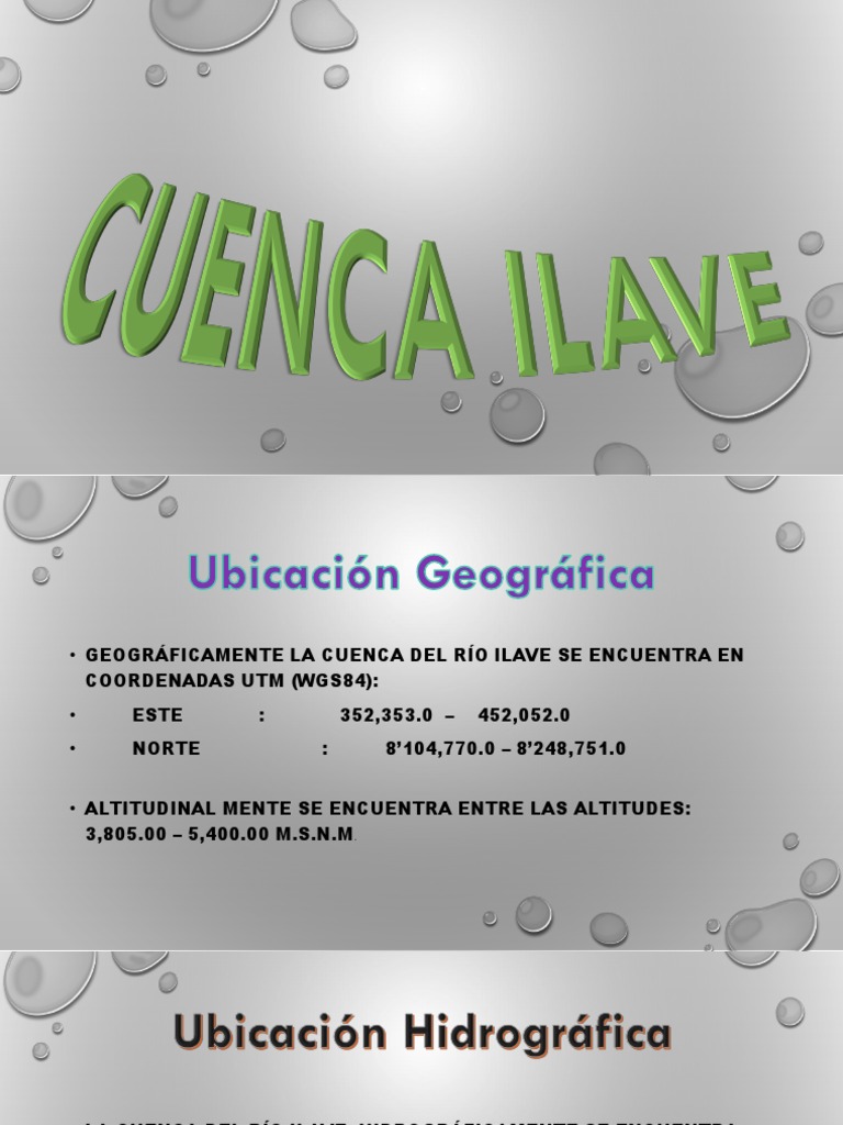 Cuenca Ilave | PDF