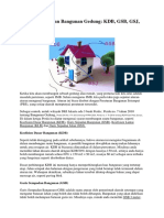 Menghitung Luas Bangunan, KDB, KLB, KDH, KB Dan GSB | PDF