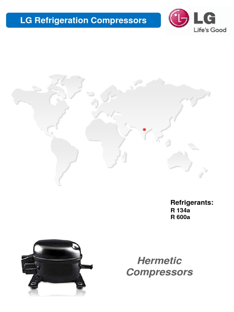 LG Compressor Model Specifications Guide | PDF | Refrigerator ...