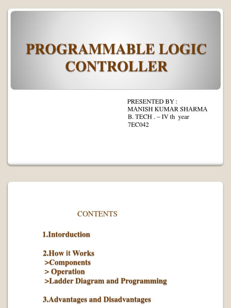 Programmable Logic Controller Guide | PDF | Programmable Logic Controller | Computer Program