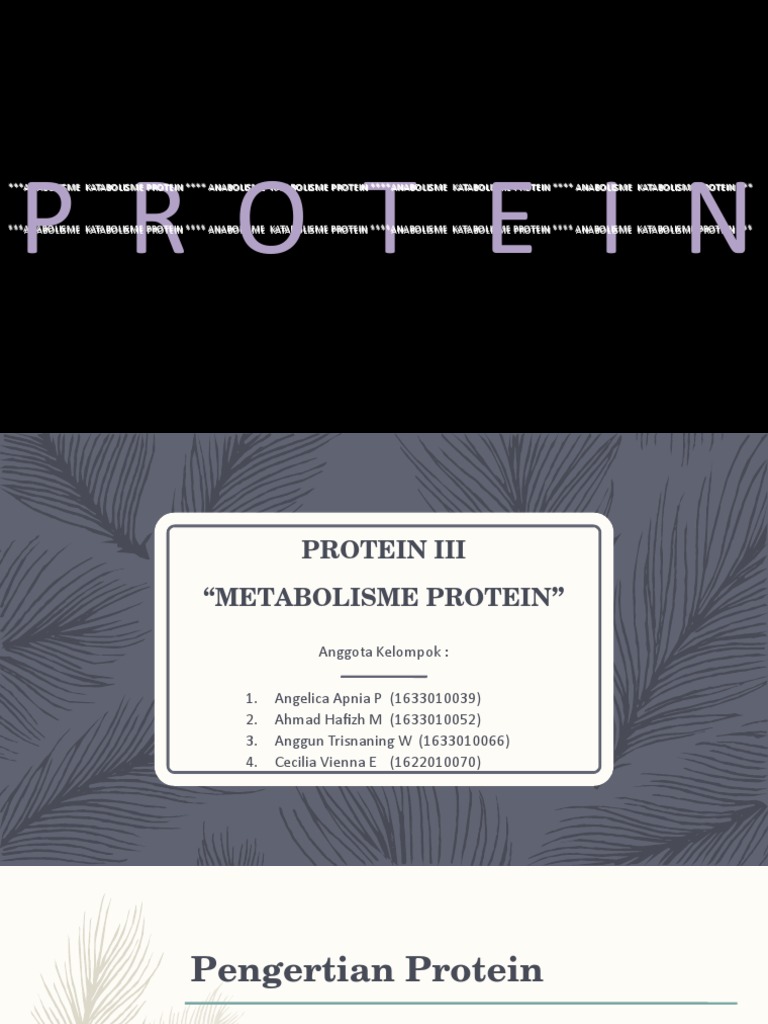 Protein III | PDF