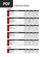 Periodization Templates | PDF | Sports | Leisure