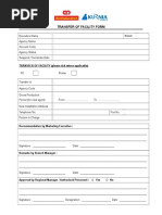 Asset Movement Form Template | PDF