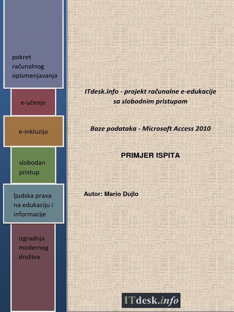 Primjer Ispita Modul 5 | PDF