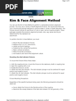 Rim and Face - Alignment Knowledge | PDF | Foot (Unit) | Length