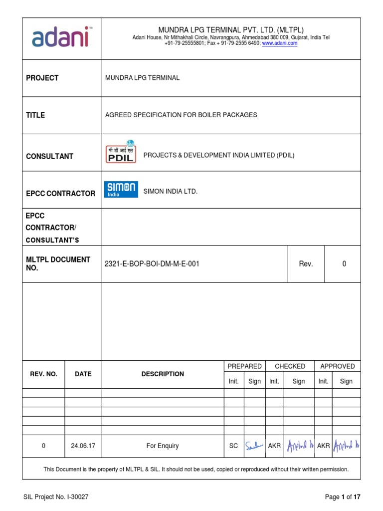 As For Boiler Packages | PDF | Specification (Technical Standard ...