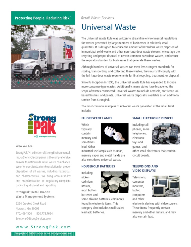 08 UniversalWaste | PDF | Home & Garden