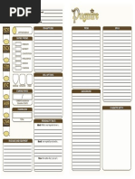 Fate Freeport Character Sheet Single Page Fillable Saveable Calculating v2.0 | PDF