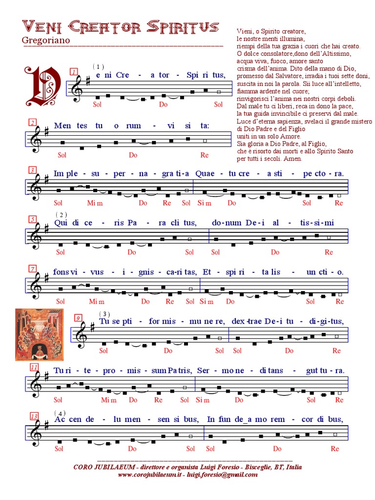 Veni Creator Spiritus | PDF