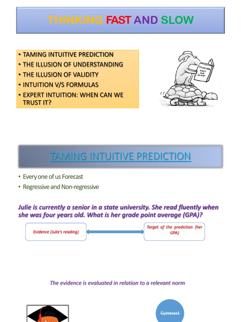 Thinking - Fast and Slow | PDF | Prediction | Epistemology