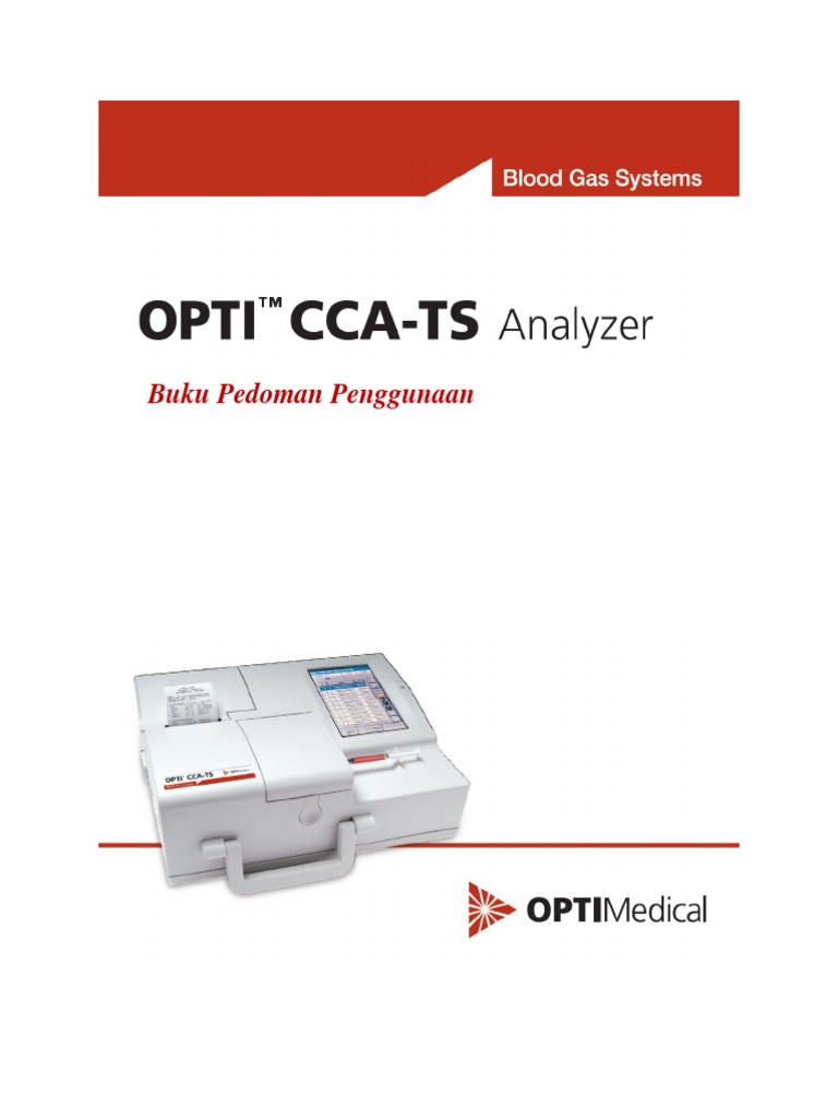 Operator Manual OPTI - CCA (INA) PDF | PDF