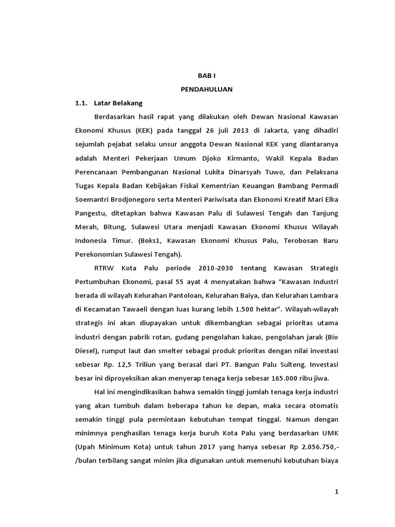 Desain Rusu Nawa Dikota Palu | PDF