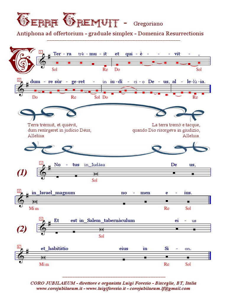 Terra Tremuit - Graduale Simplex | PDF