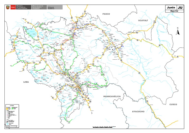 JUNIN - Mapa Vial | PDF