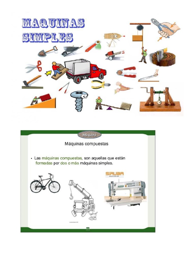 Maquinas Simples y Compuestas | PDF