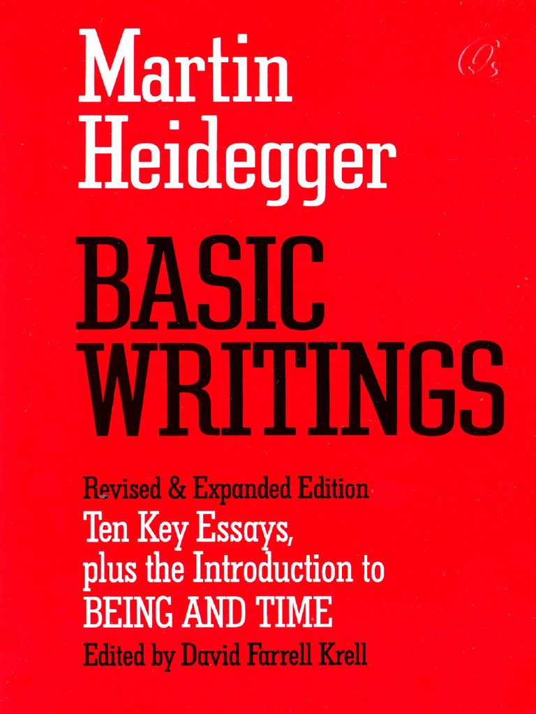 Martin Heidegger-Basic Writings | PDF