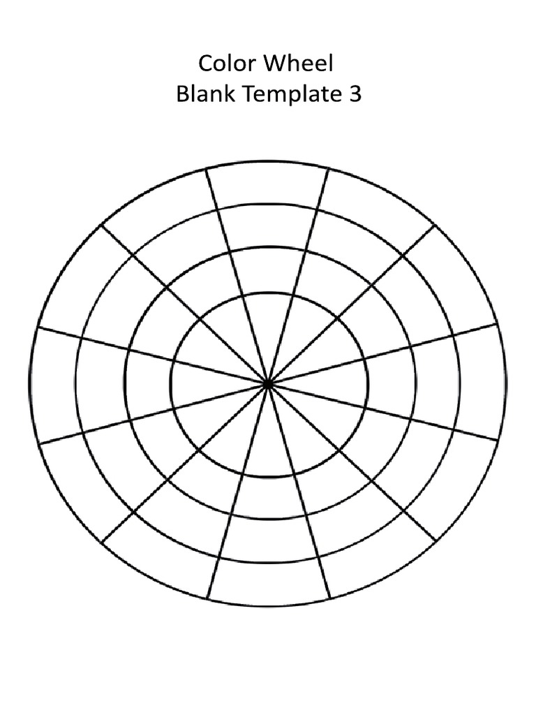 Printable Color Wheel 10 PDF | PDF