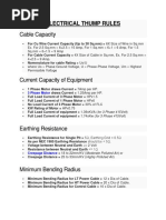 Electrical Load Calculation Thumb Rules | PDF | Insulator (Electricity ...