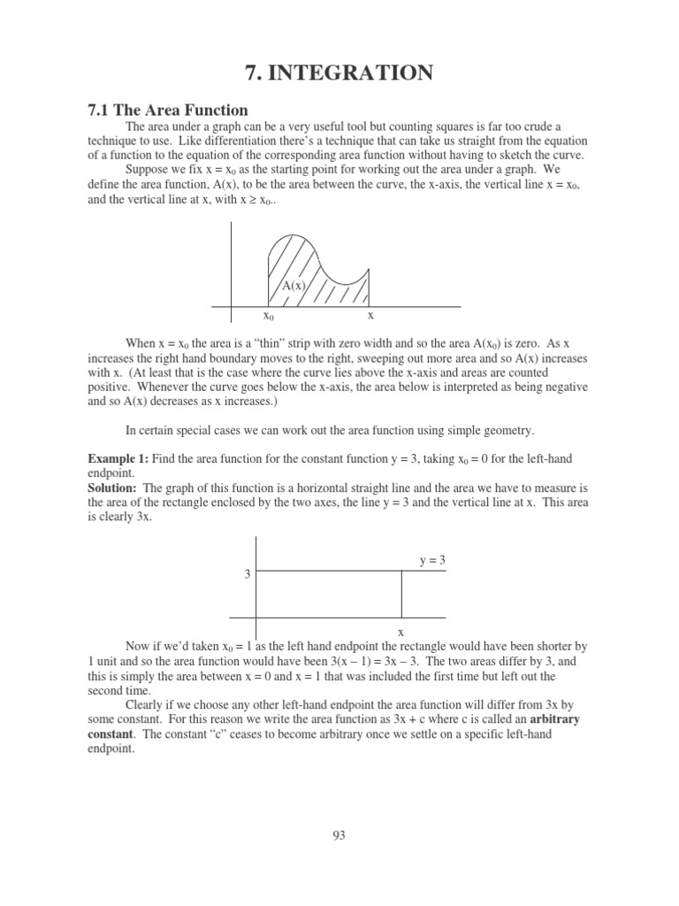 Calculus: Understanding Integration | PDF | Area | Integral
