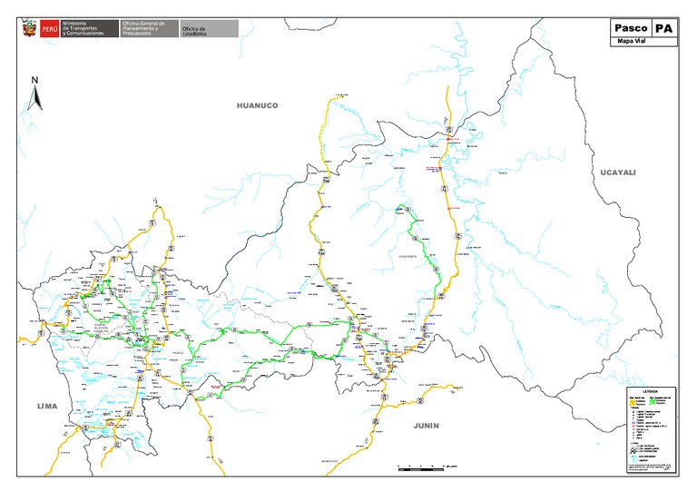 PASCO - Mapa Vial