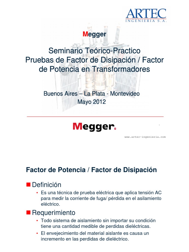 Megger 2pruebastransformadores 140827085302 Phpapp01 PDF | PDF