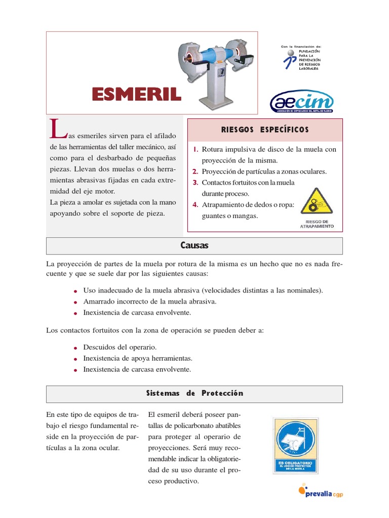 Esmeril.pdf | Herramientas