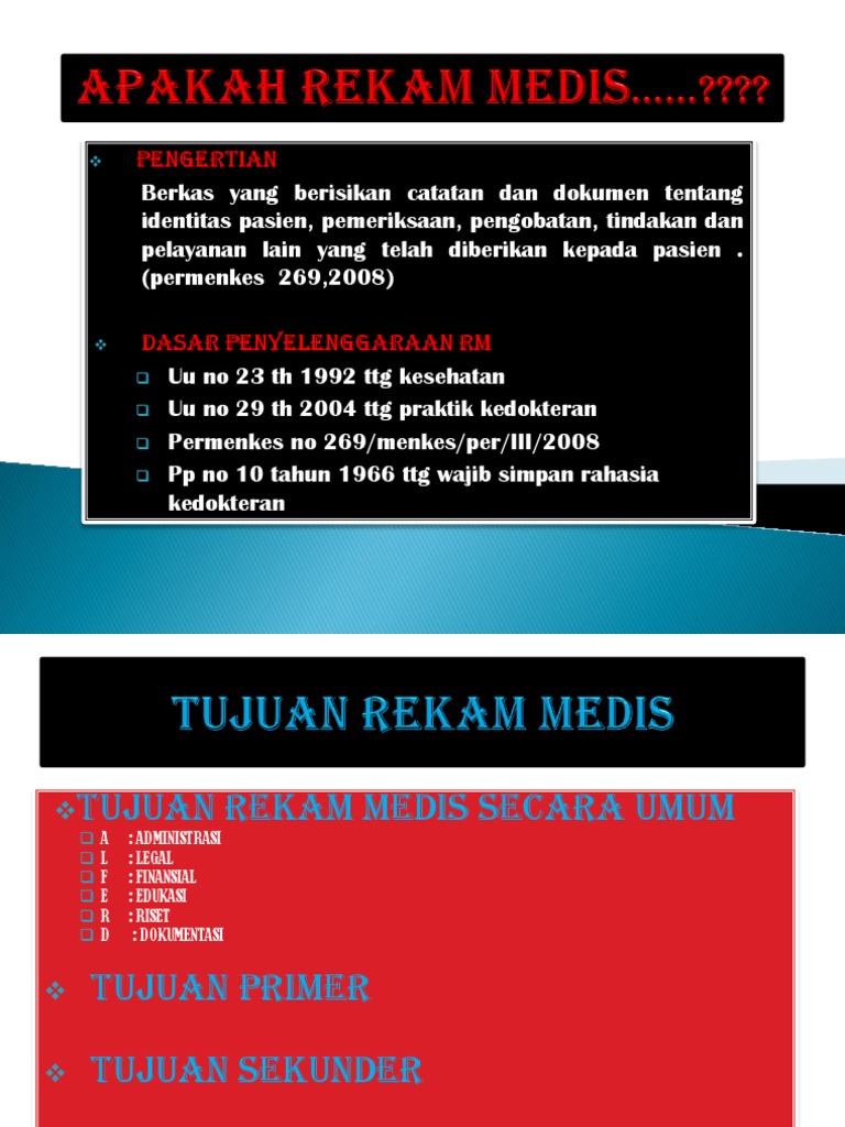 Isi Rekam Medis