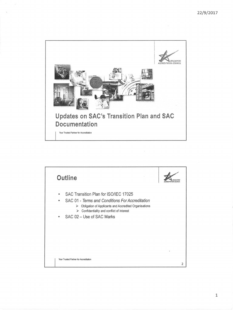 Transition Plan (ISO 17025 2017 Ed.) | PDF