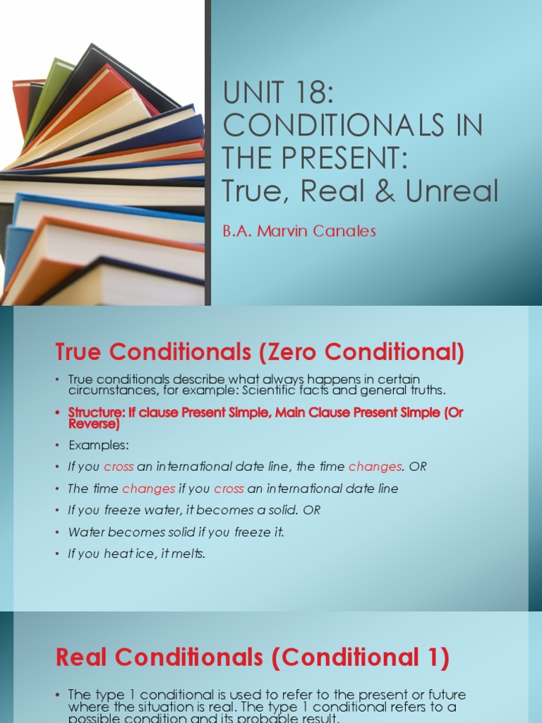 UNIT 18 - Conditionals | PDF | Foreign Language Studies | Self-Improvement