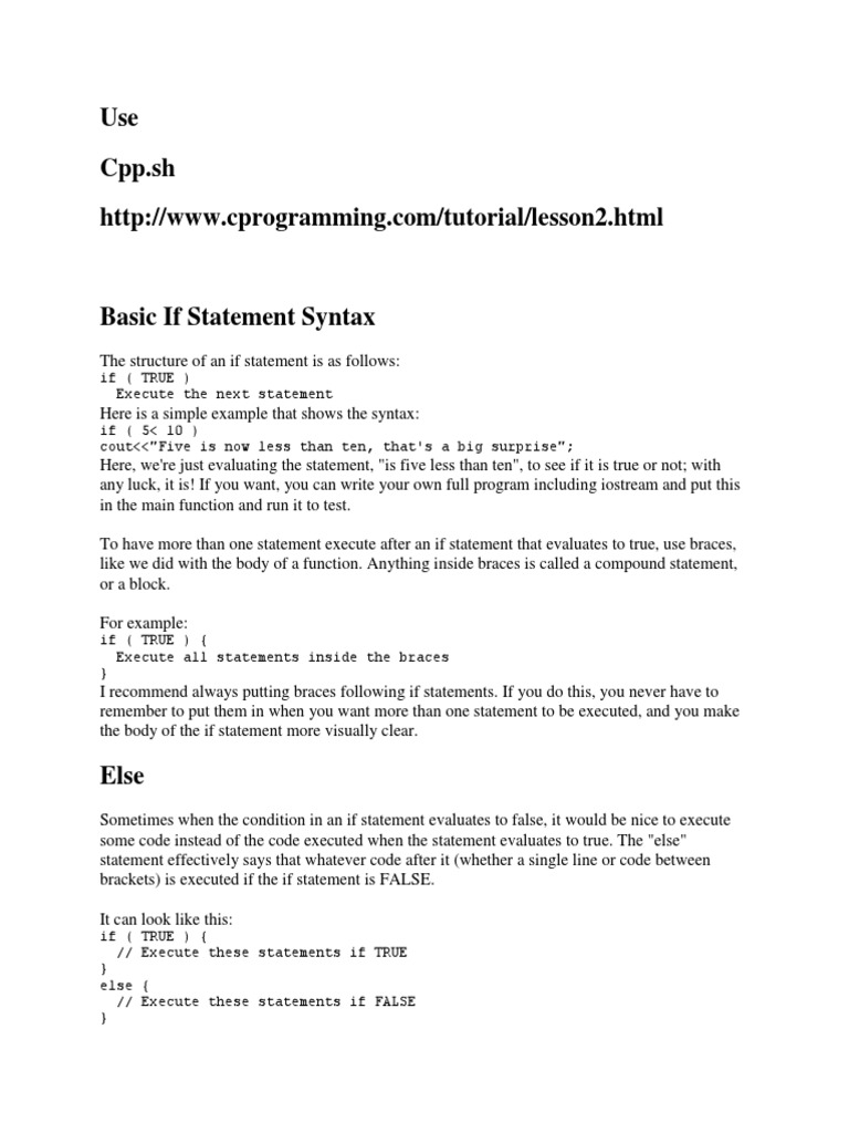 CPP Latihan | PDF | Control Flow | Subroutine