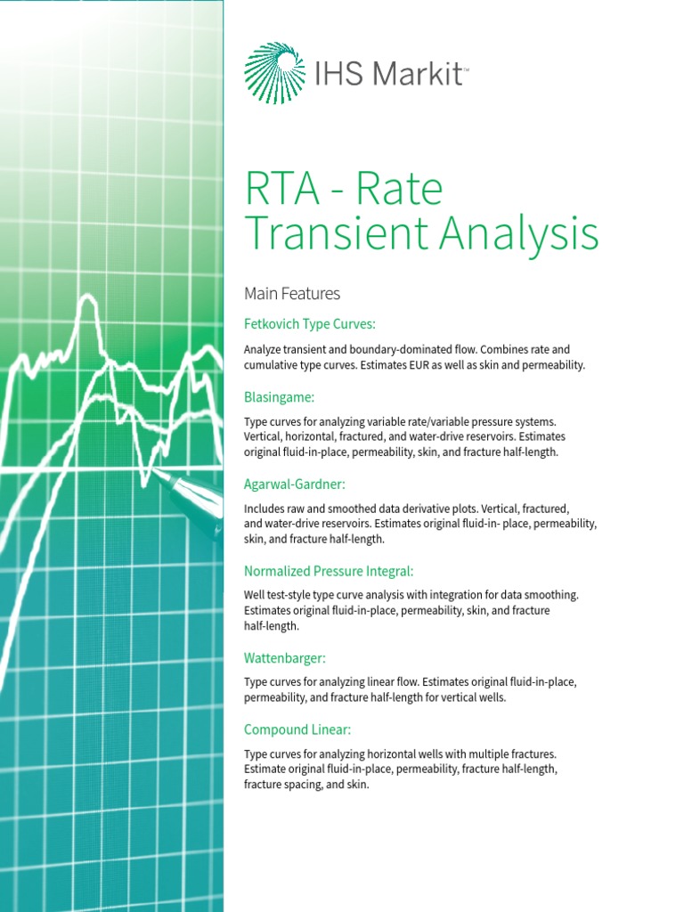RTA (Rate Transient Analysis) Fact Sheet | PDF | Petroleum Reservoir ...