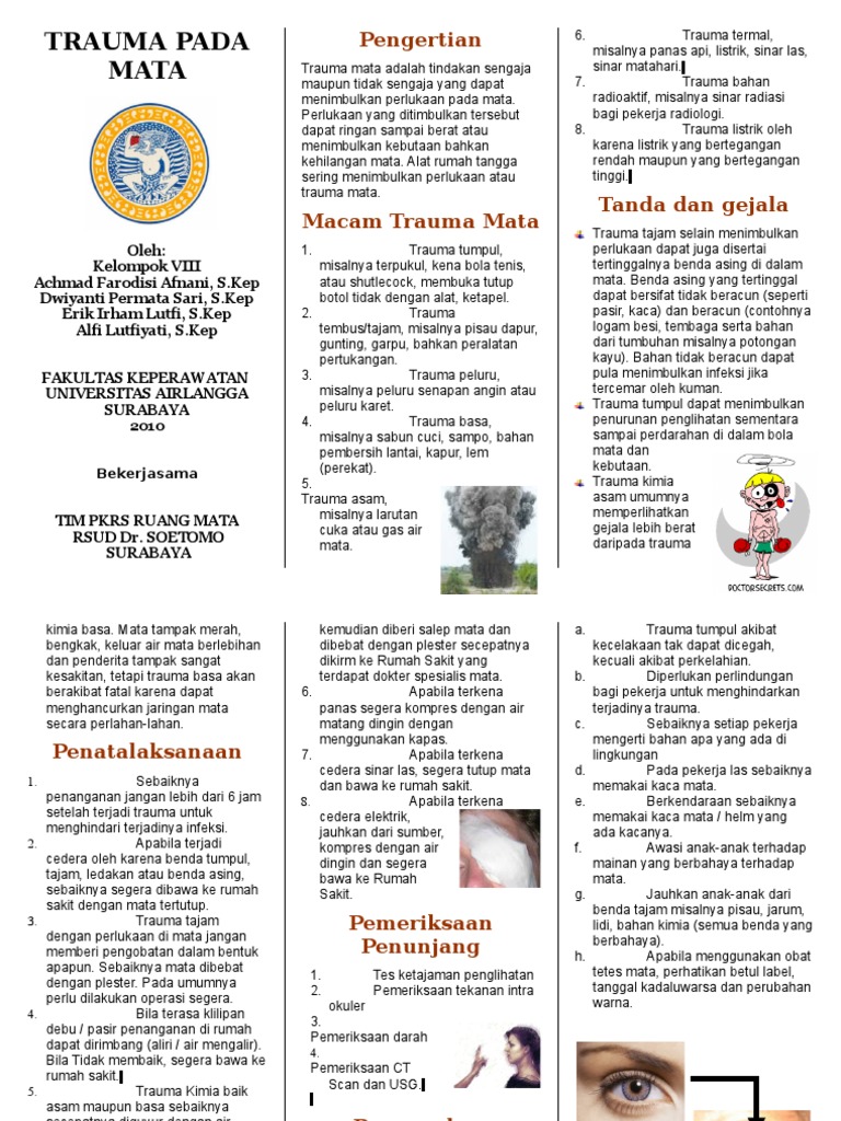 Leaflet Trauma Mata | PDF