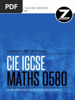 Gce o Level Mathematics Formula Booklet | PDF | Teaching Mathematics ...