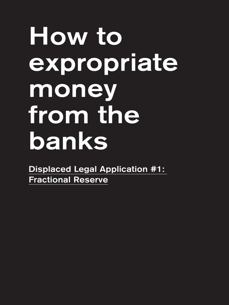 How To Expropriate Money From The Banks - Nuria Guell | PDF | Money | Banks