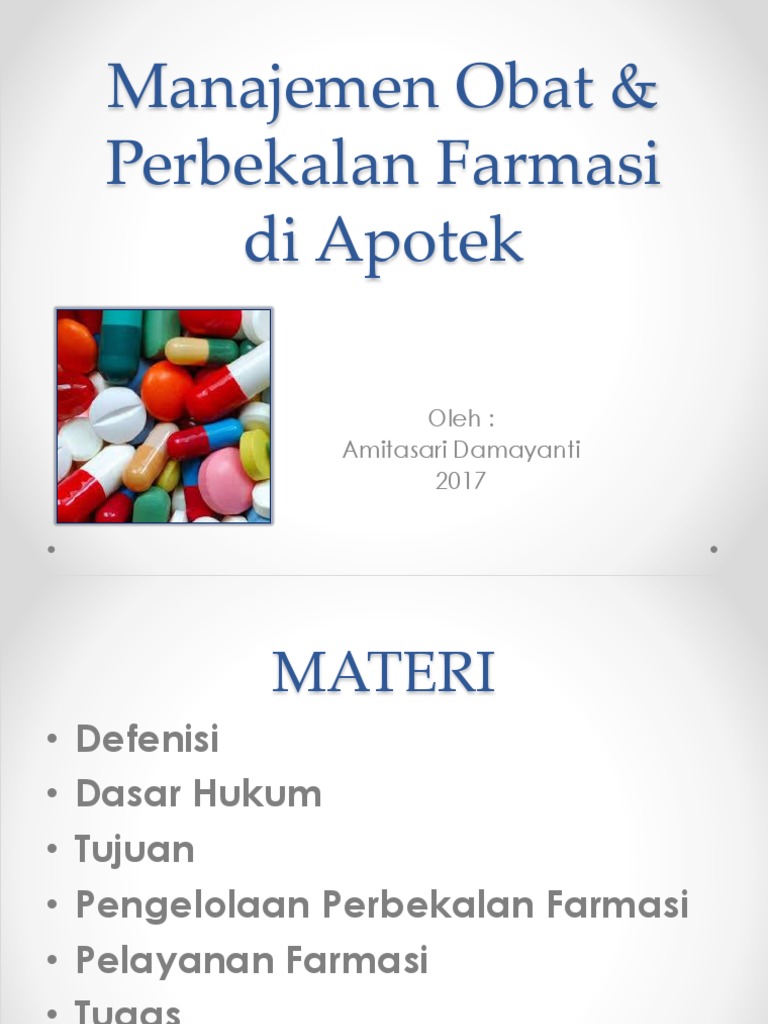 Manajemen Farmasi Di Apotek Pdf