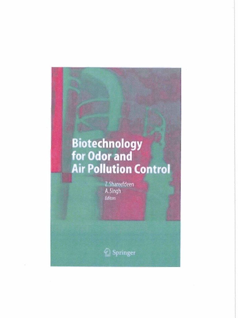 Biotechnology For Odor and Air Pollution Control Text Book - Types of Bioreactors | PDF