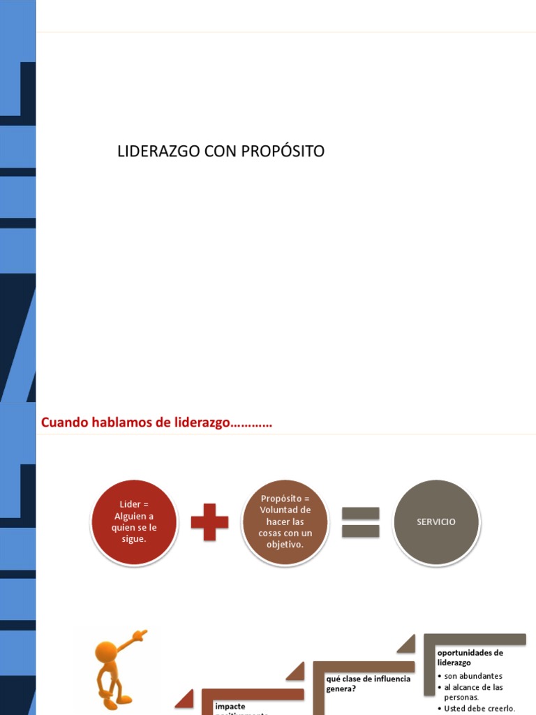 Liderazgo con Propósito y Efectividad | PDF | Liderazgo | Toma de ...