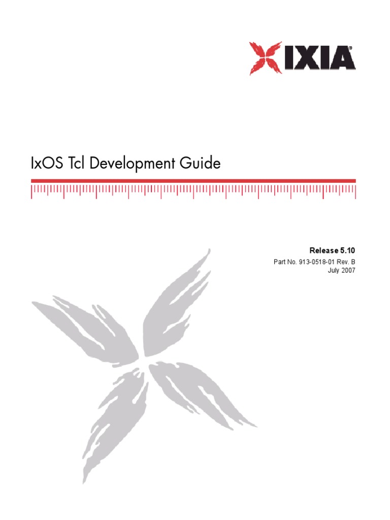 Ixia TclDevelopmentGuide | PDF | Data Transmission | Networks