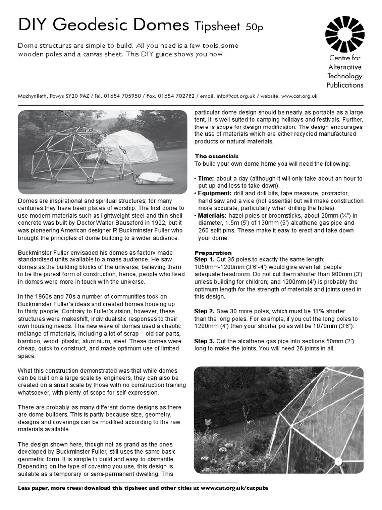 DIY Geodesic Domes PDF | PDF