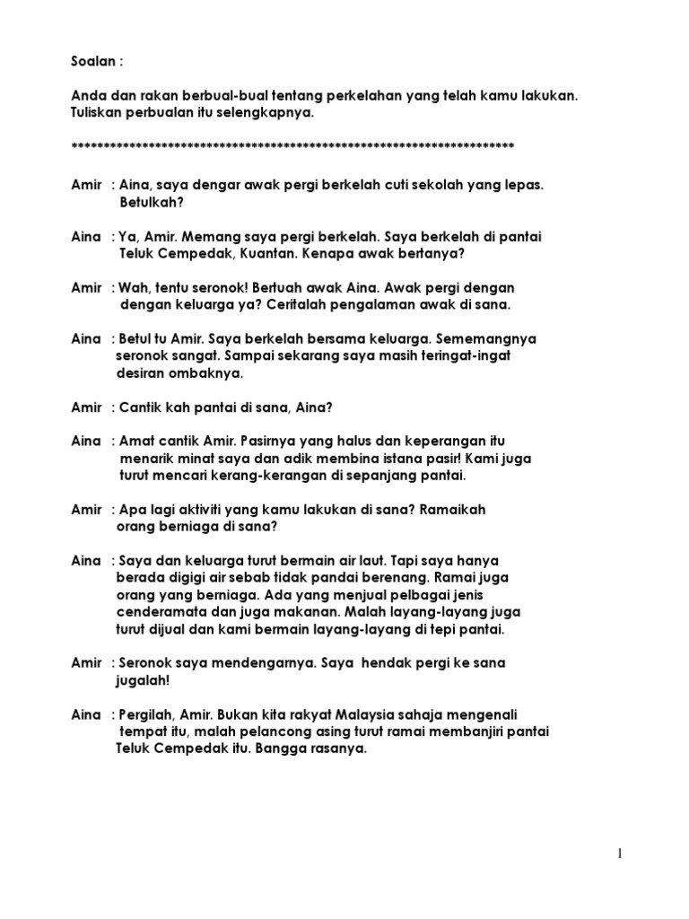 Karangan Berformat | PDF