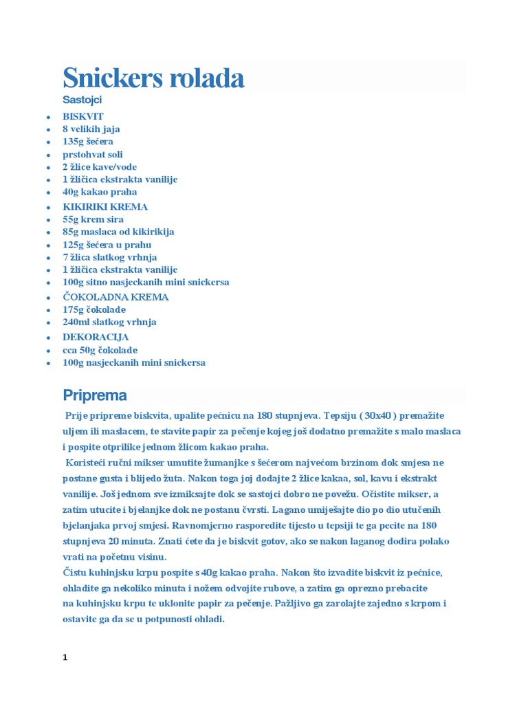 Recepti-kolači | PDF