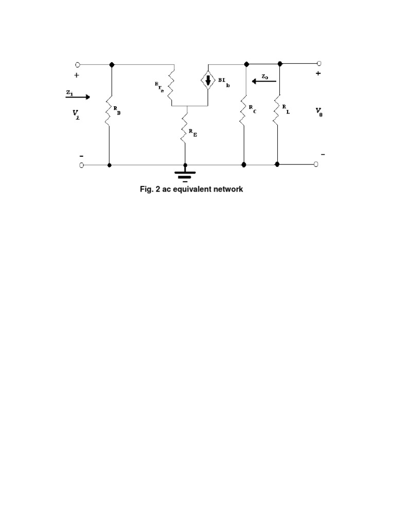 Fig. 2 Ac Equivalent Network | PDF