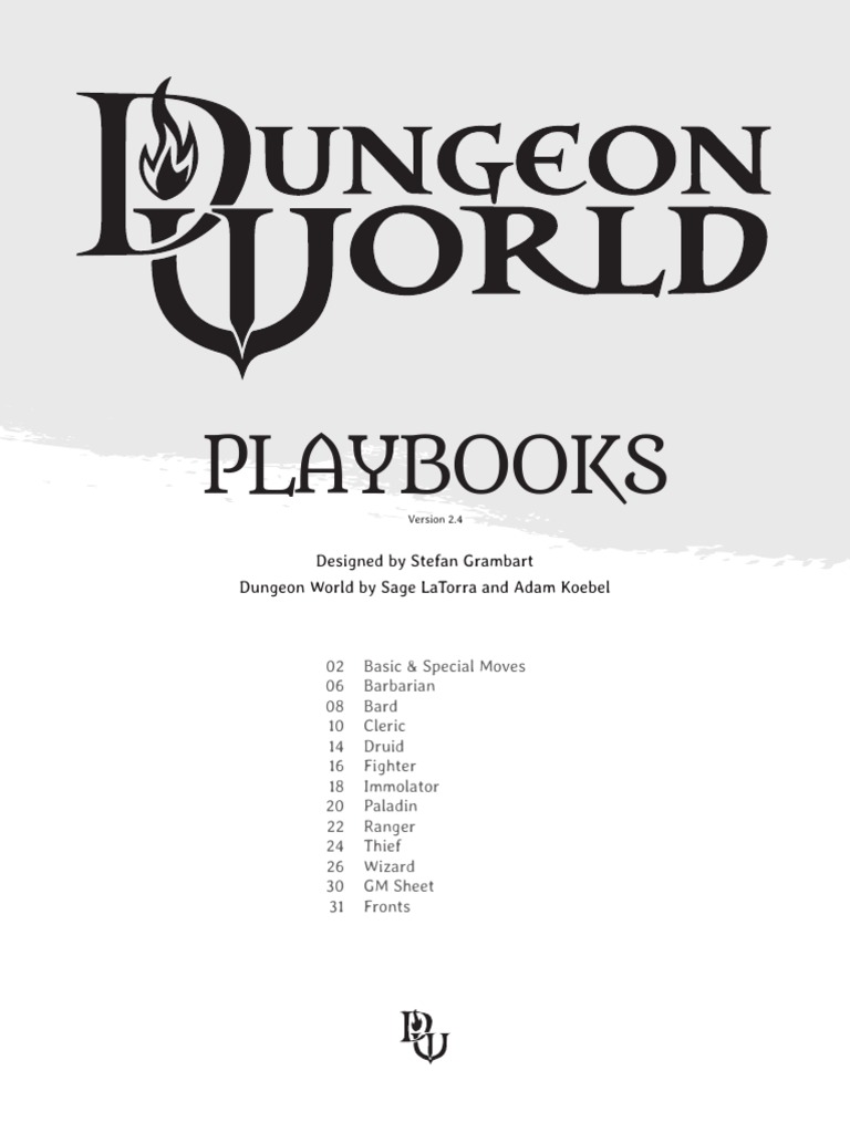 Dungeon World Play Sheets | PDF | Role Playing Games | Dungeons & Dragons