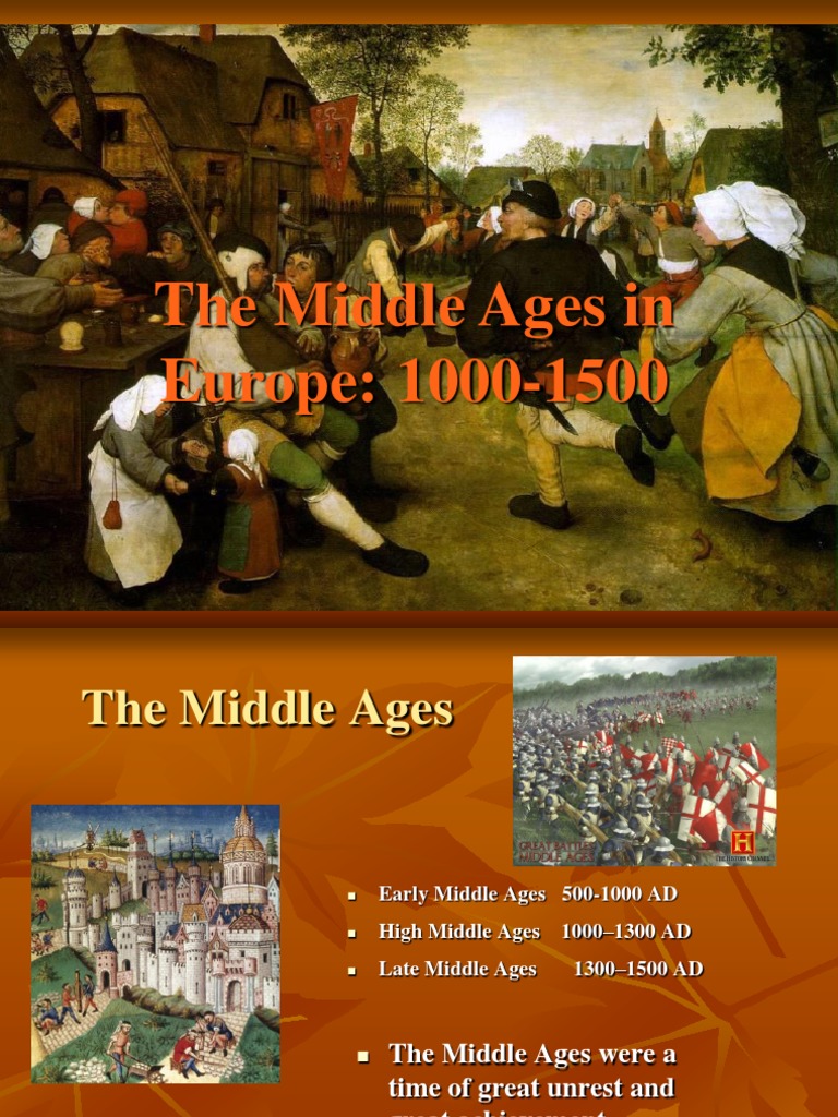 The Middle Ages in Europe: 1000-1500 | PDF | Monk | Monastery