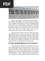 MCB Listrik: Fungsi, Simbol, dan Cara Kerja | PDF