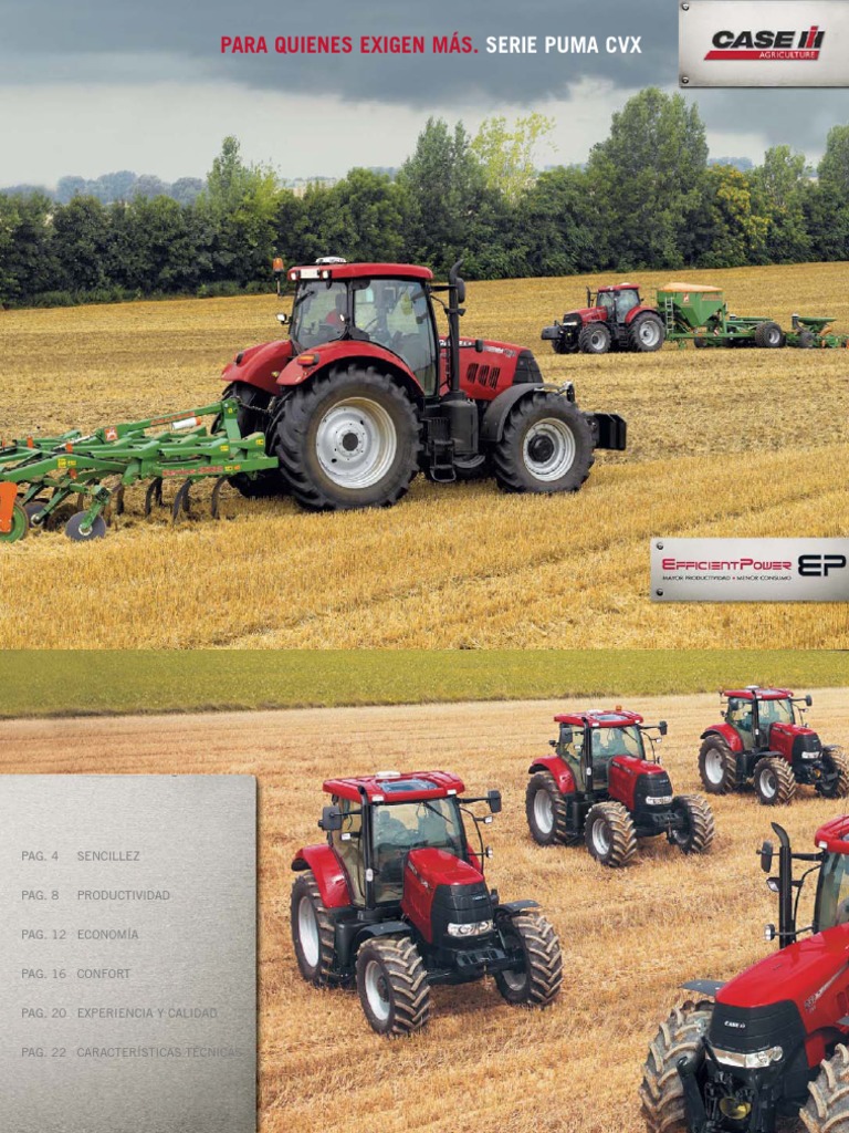 Puma CVX | PDF | Transmisión (Mecánica) | Tractor